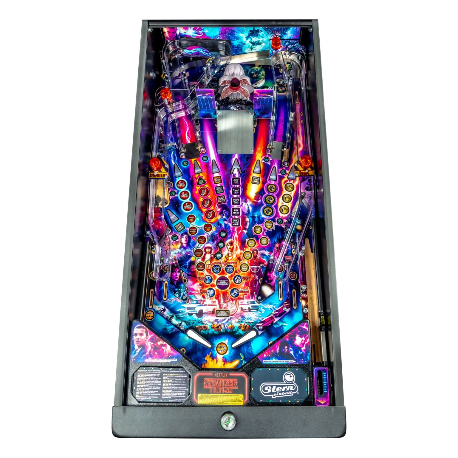 Stranger Things Pro Pinball Machine by Stern - Pinball Galaxy