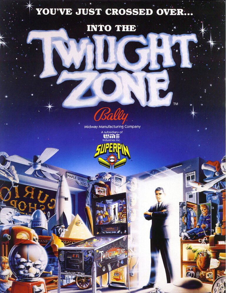 Twilight Zone Pinball Machine by Bally | Classic Sci-Fi Arcade Gam
